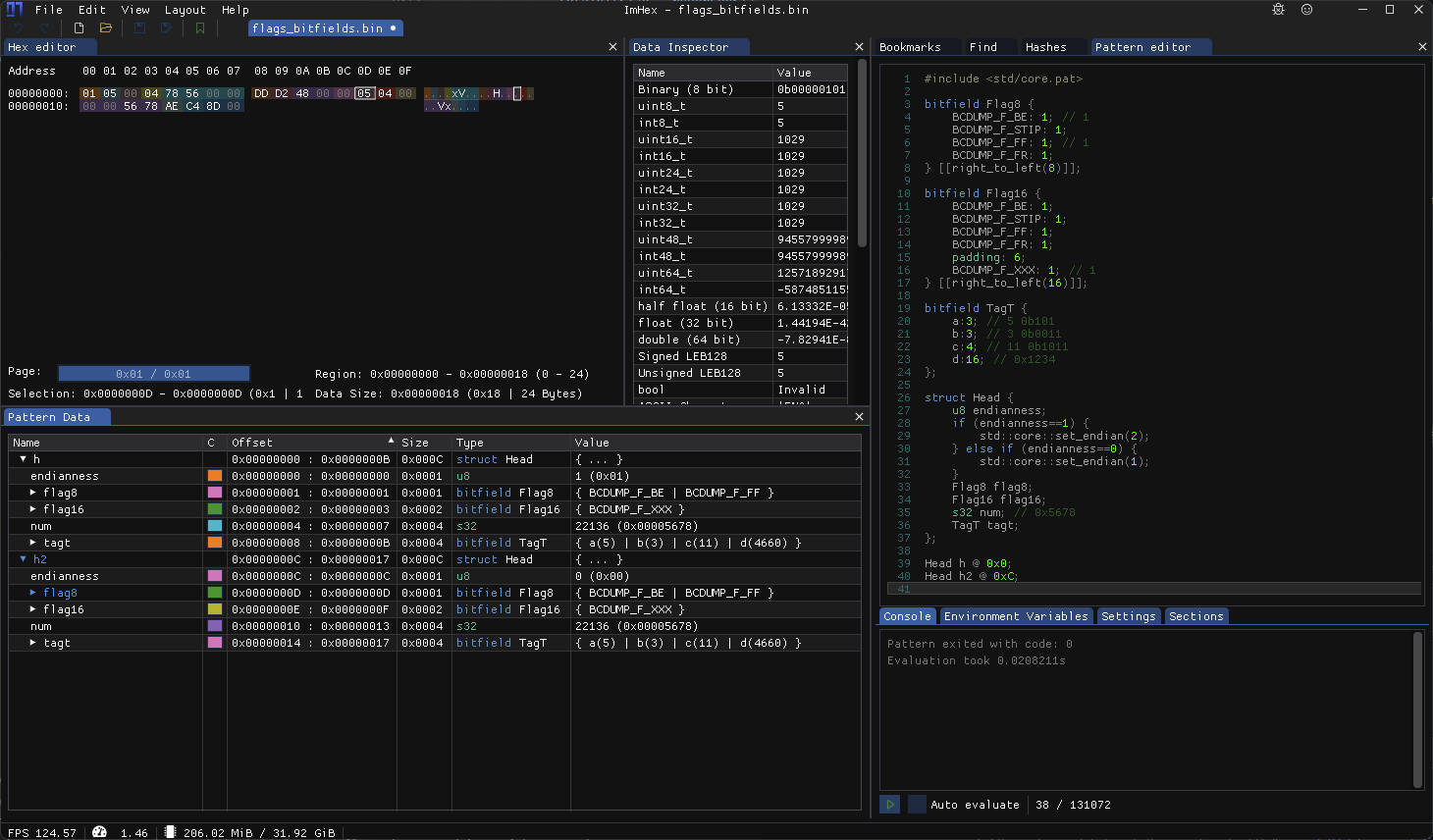 [Bug] Bitfield error with nightly-20230318 · Issue #981 · WerWolv/ImHex ...