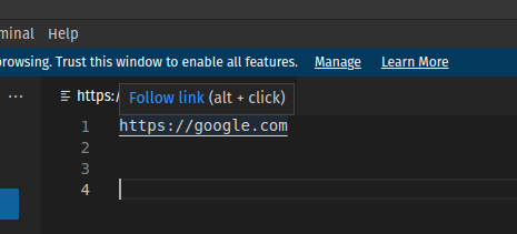 Open link in Linux requires alt-click, but alt is reserved! · Issue #179787 · microsoft/vscode ...