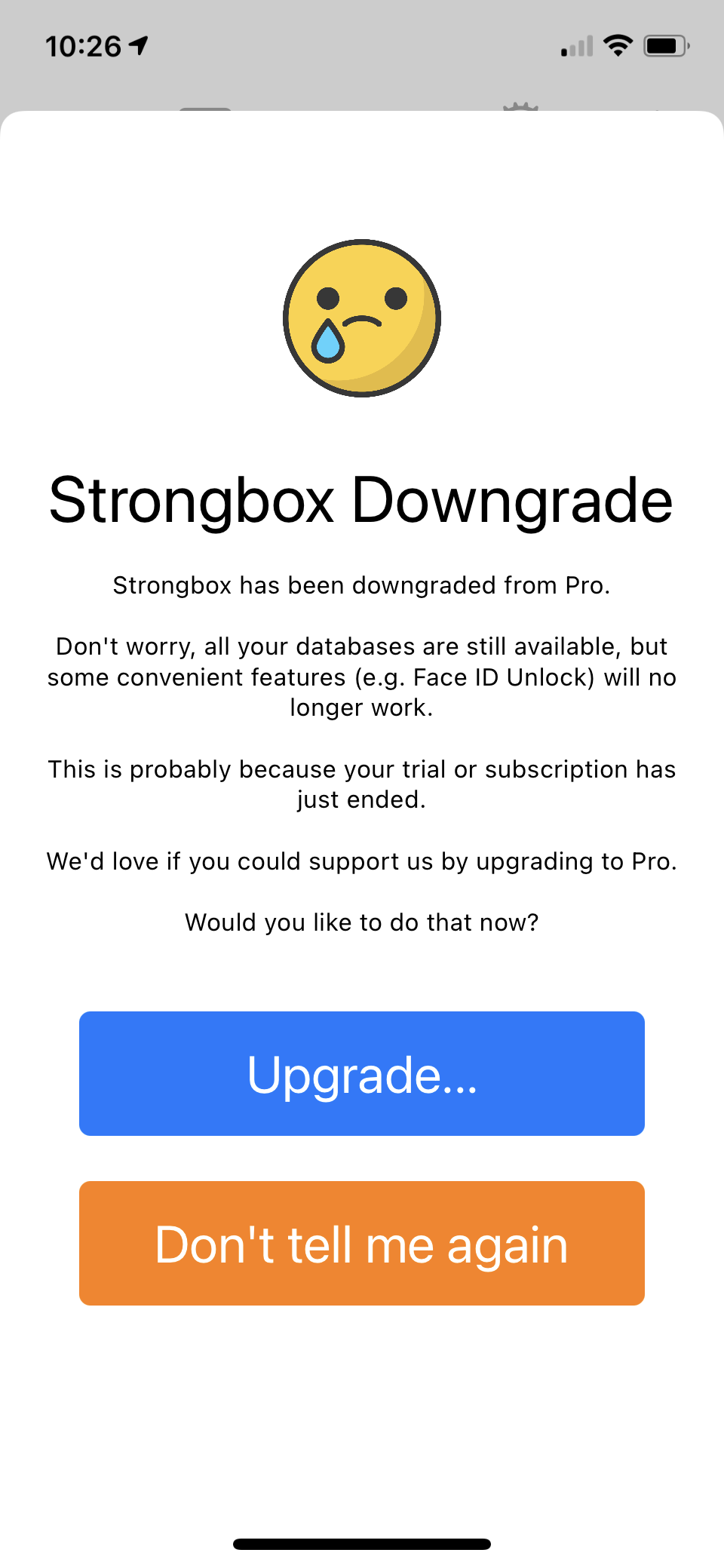 Strongbox downgrade? · Issue #529 · strongbox-password-safe/Strongbox · GitHub