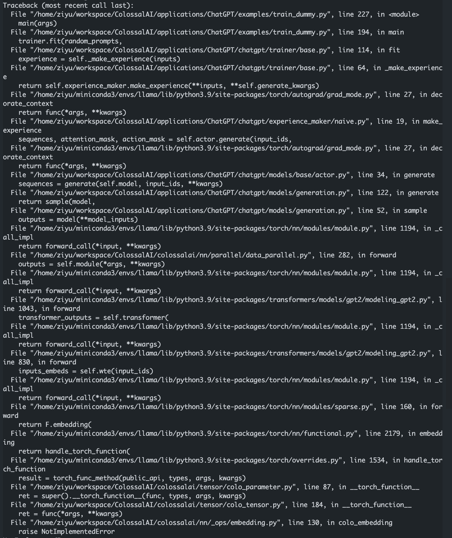 [BUG]: errors of combine shard_init and tensor parallel in rlhf examples · Issue #3118 ...