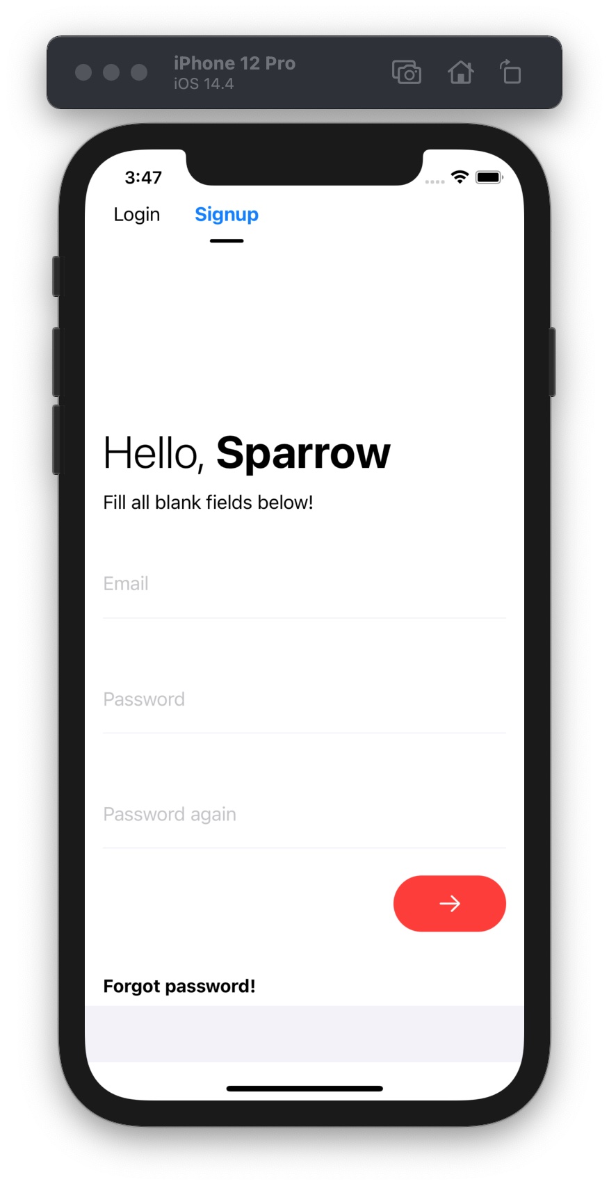 GitHub - muayyadayesh/SwiftUISignin: SwiftUI Signin / Signup screens implementation