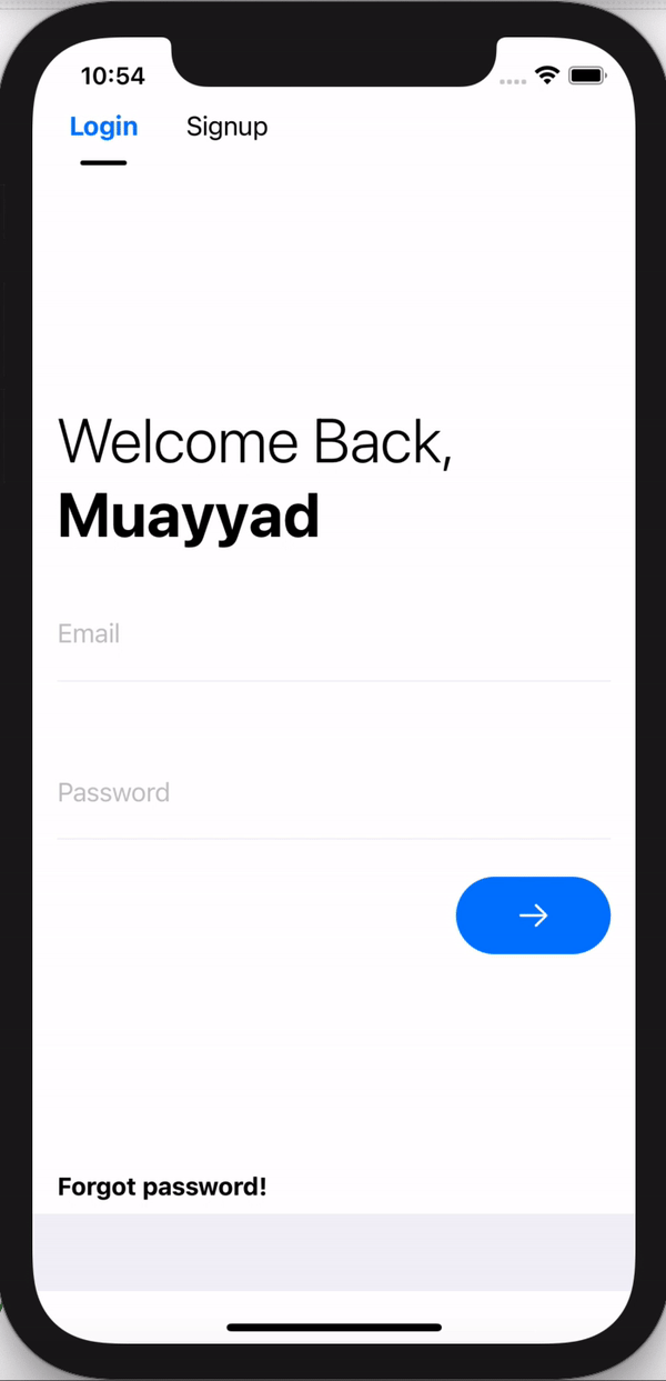 GitHub - muayyadayesh/SwiftUISignin: SwiftUI Signin / Signup screens implementation