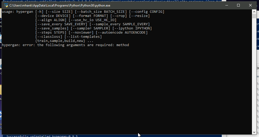 Running HyperGAN on Windows as a Newbie · Issue #173 · HyperGAN ...