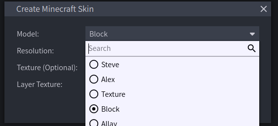 [Issue] 'Minecraft Skin -> Model:Block' 3D model doesn't work · Issue #1854 · JannisX11 ...