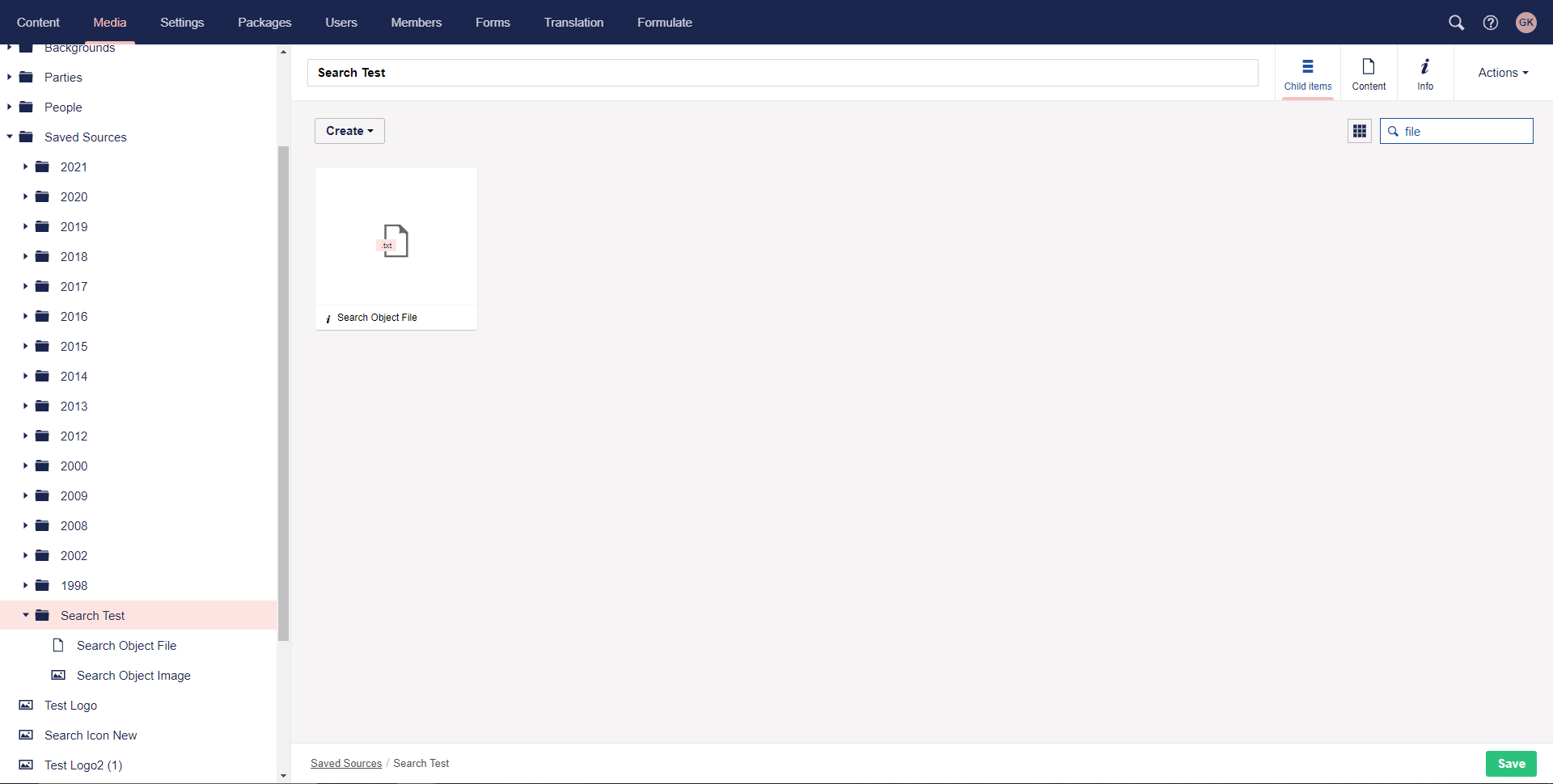 Media search does not search child items · Issue #12102 · umbraco/Umbraco-CMS · GitHub