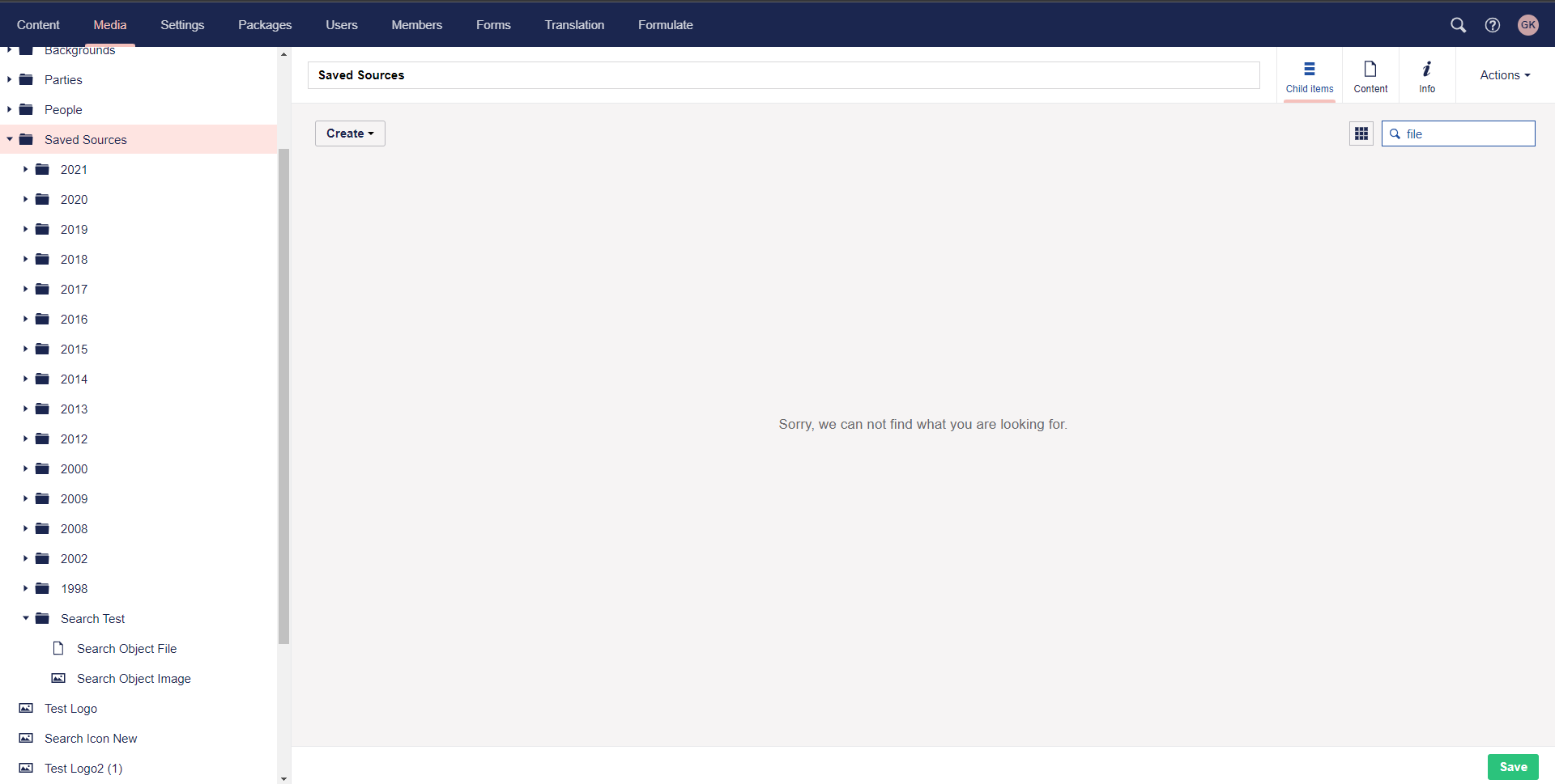 Media search does not search child items · Issue #12102 · umbraco/Umbraco-CMS · GitHub