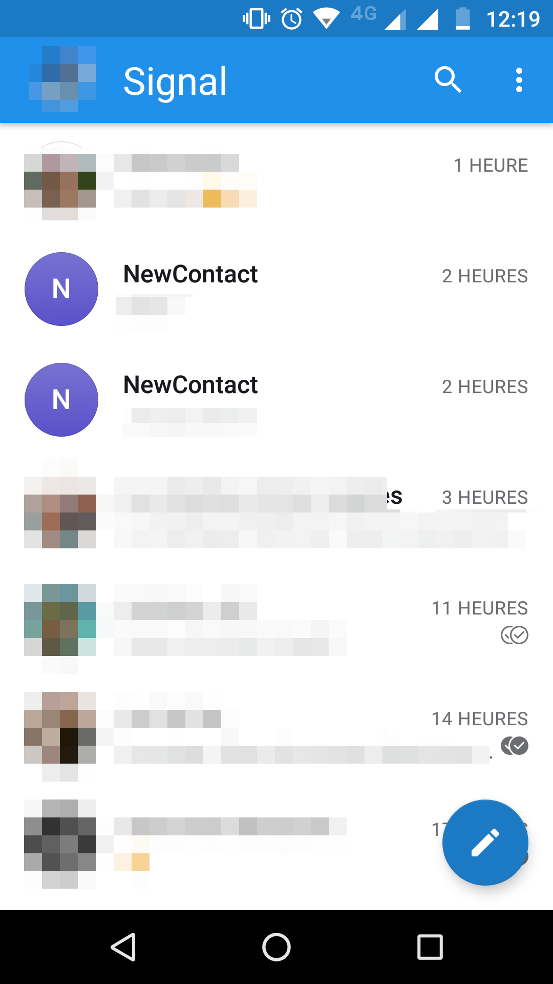 Two separate threads for the same contact · Issue #1430 · signalapp/Signal-Android · GitHub