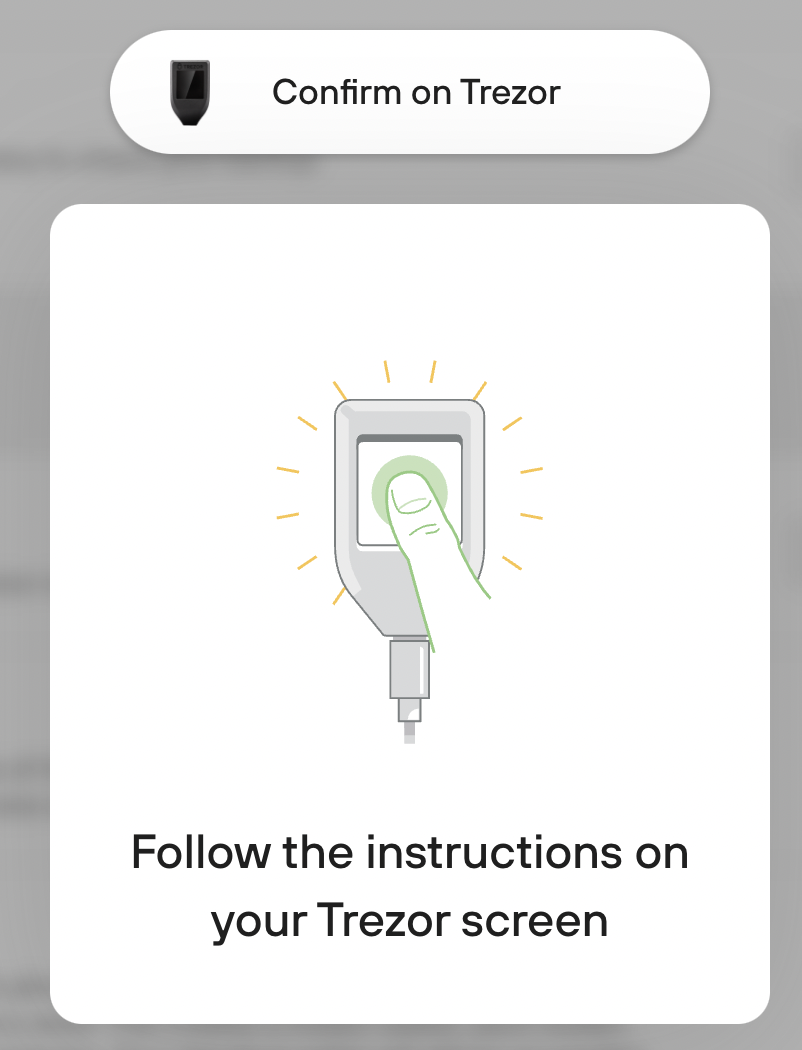Cancel Action In Modals Not Supported In 2027 Trezor Bridge · Issue 5523 · Trezortrezor