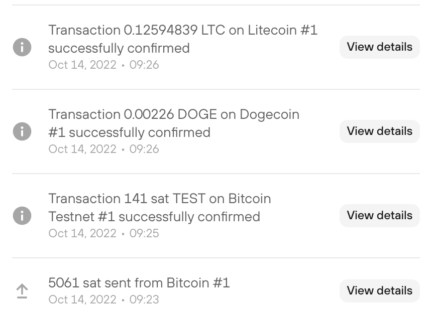 Missing BTC in transaction notification when sats enabled · Issue #6565 · trezor/trezor-suite ...