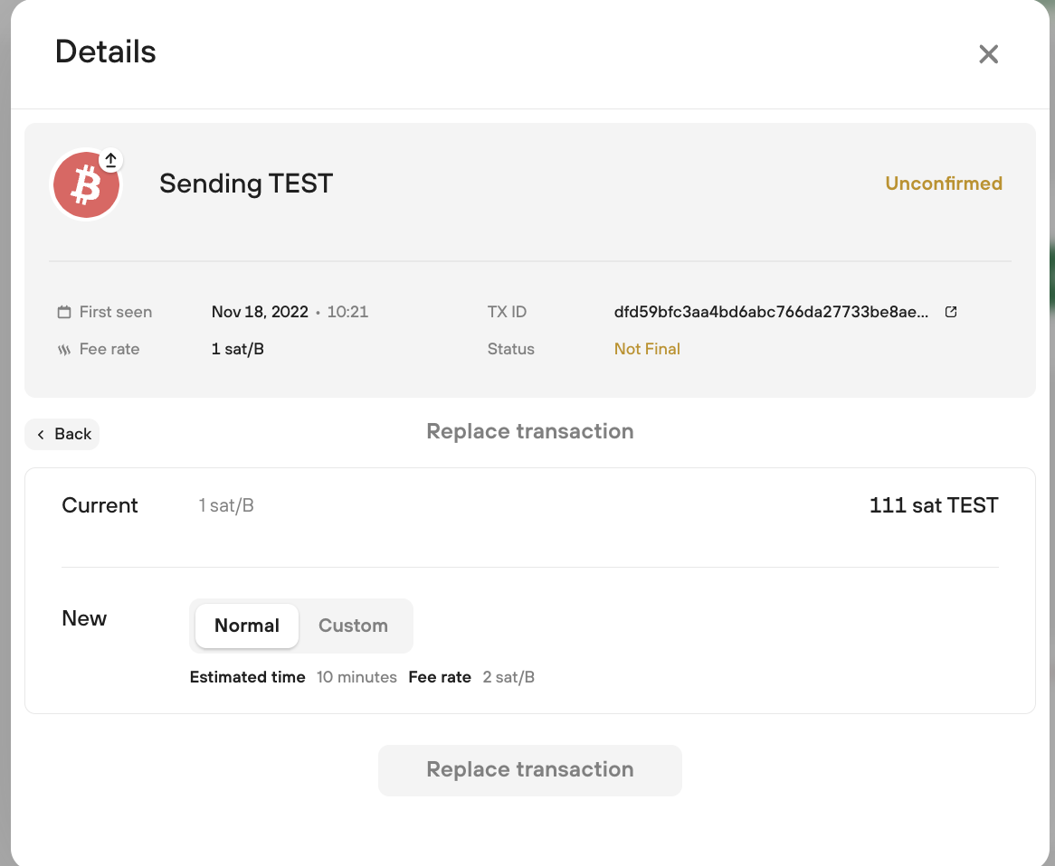 Not able to bump or finalize transaction sent between CJ accounts · Issue #6944 · trezor/trezor ...