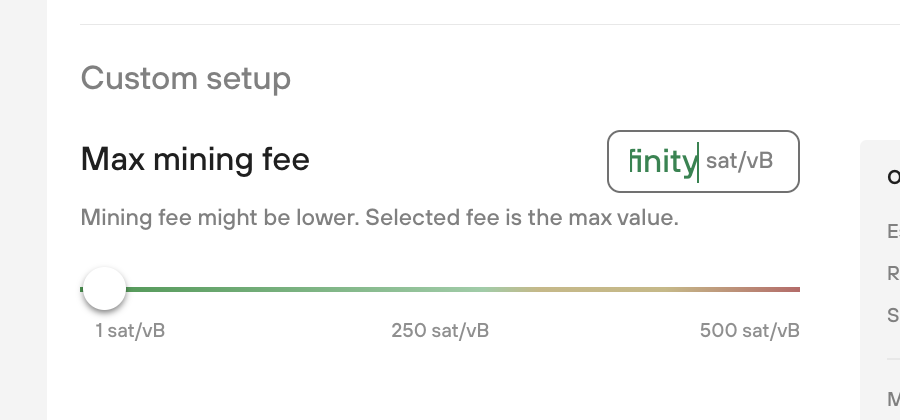 Desired anonymity level and Max mining fee fields in CoinJoin sectiom have no limit of digits ...