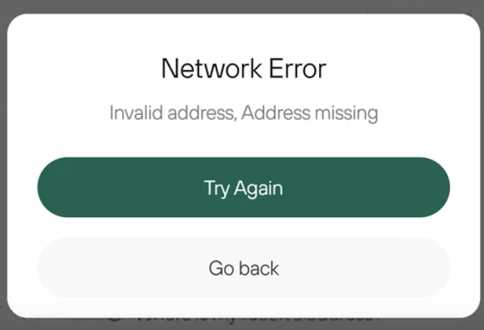 You need to press Go back twice to close network error modal. · Issue #7954 · trezor/trezor ...