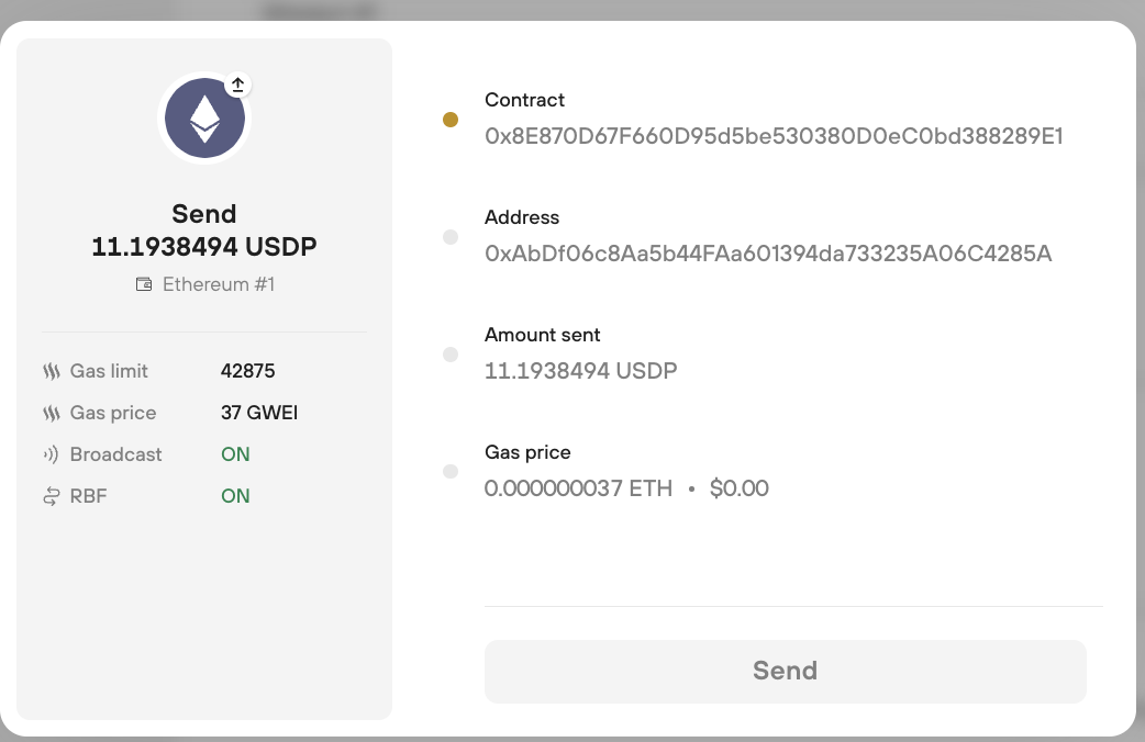 Erc20 tokens interpreted as Ethereum in confirm modal of send dialogue. · Issue #8099 · trezor ...