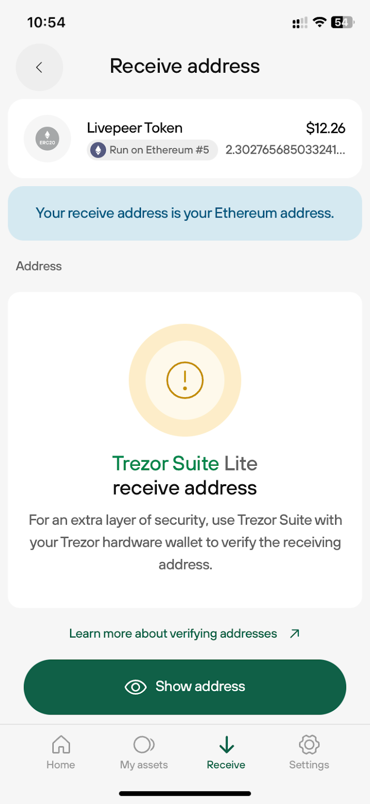 Display message when receiving ERC20 token · Issue #8161 · trezor/trezor-suite · GitHub