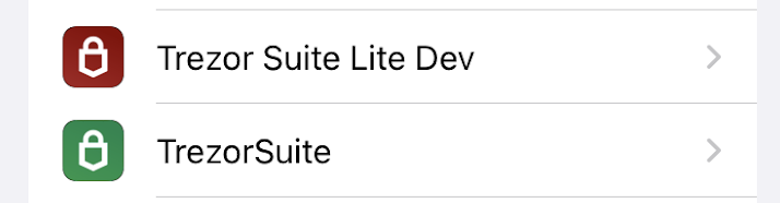 Change the name of production app · Issue #8253 · trezor/trezor-suite · GitHub