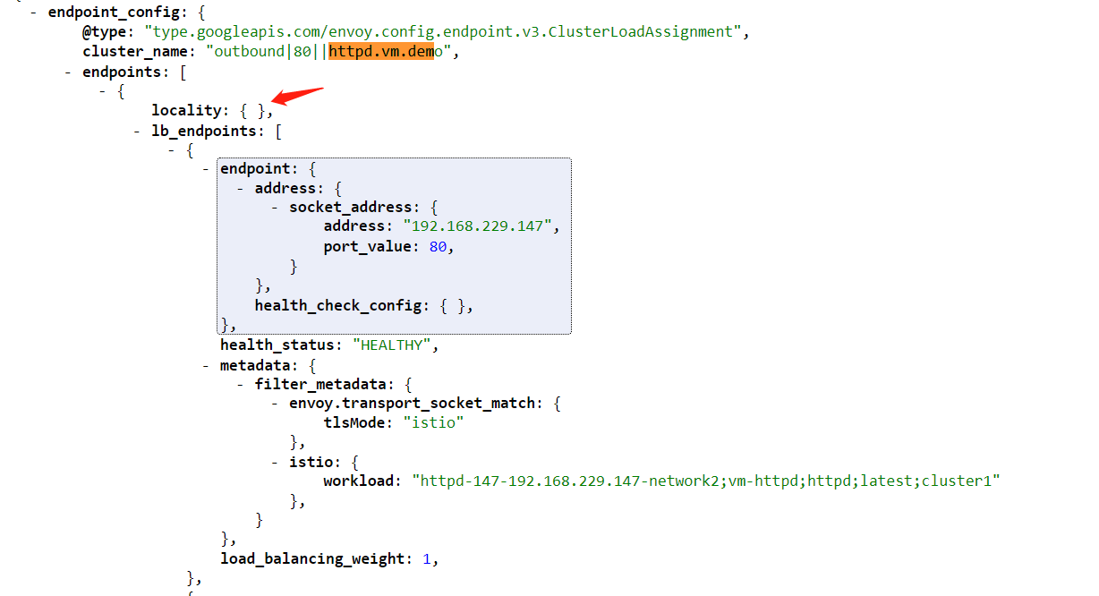 I Configured Vm Sidecar Workloadgroup Locality But Actually It Not Effect? · Issue 39631