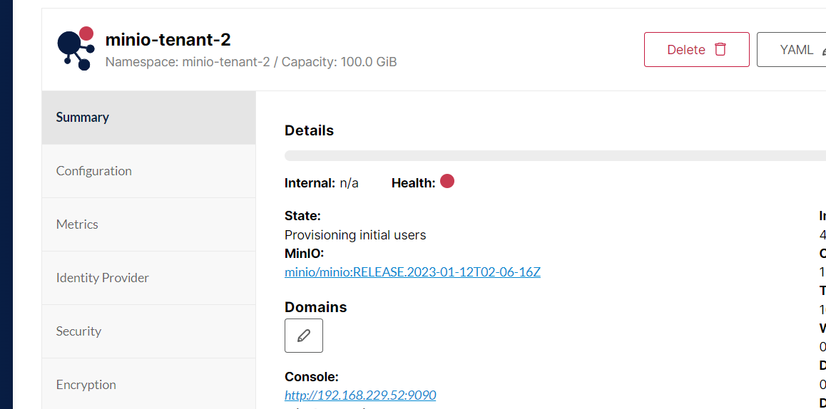 stuck at Provisioning initial users · Issue #1513 · minio/operator · GitHub