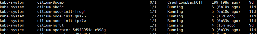 level=fatal msg="Envoy: Binary \"cilium-envoy\" cannot be executed ...