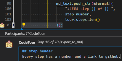 line vs selection · Issue #81 · microsoft/codetour · GitHub