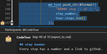 line vs selection · Issue #81 · microsoft/codetour · GitHub