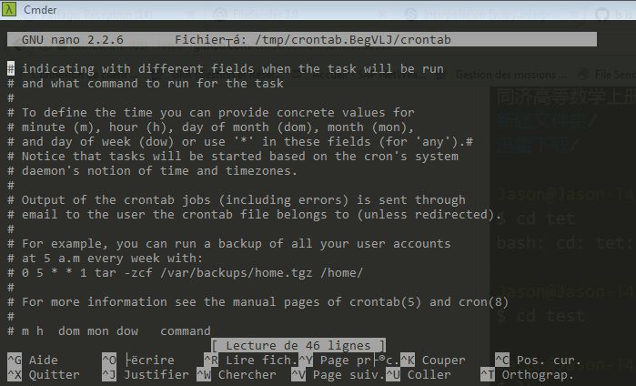 Cmder ssh crontab issue · Issue #1476 · cmderdev/cmder · GitHub