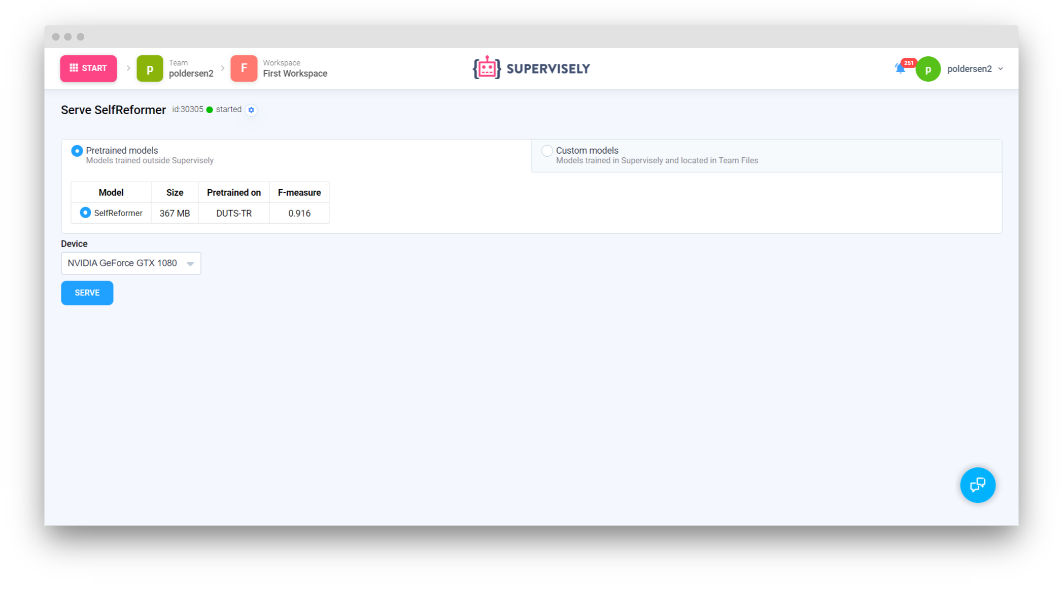 GitHub - supervisely-ecosystem/serve-selfreformer