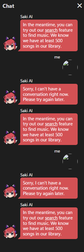[Bug]: Saki AI can be spammed without entering text, and also does not work. · Issue #158 ...