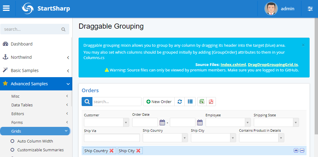 draggable grouping expand/collapse should be float right · Issue #4682 · serenity-is/Serenity ...