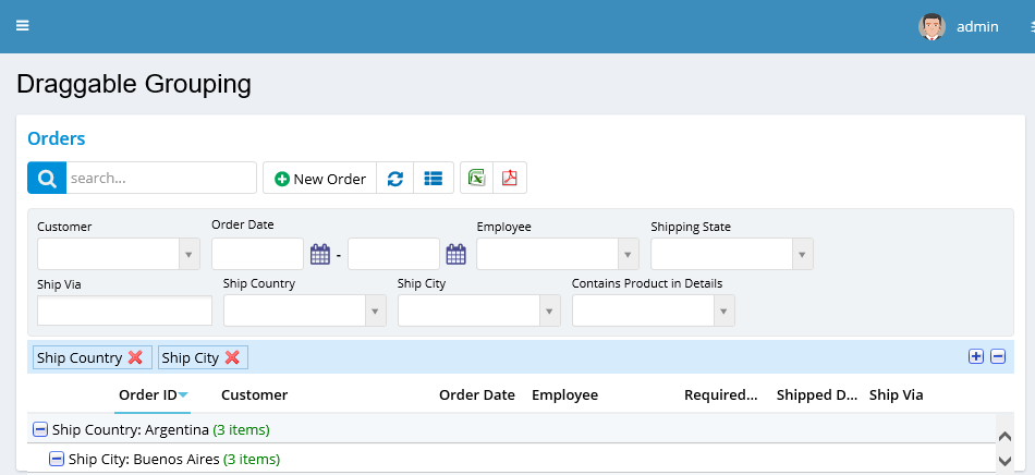 draggable grouping expand/collapse should be float right · Issue #4682 · serenity-is/Serenity ...