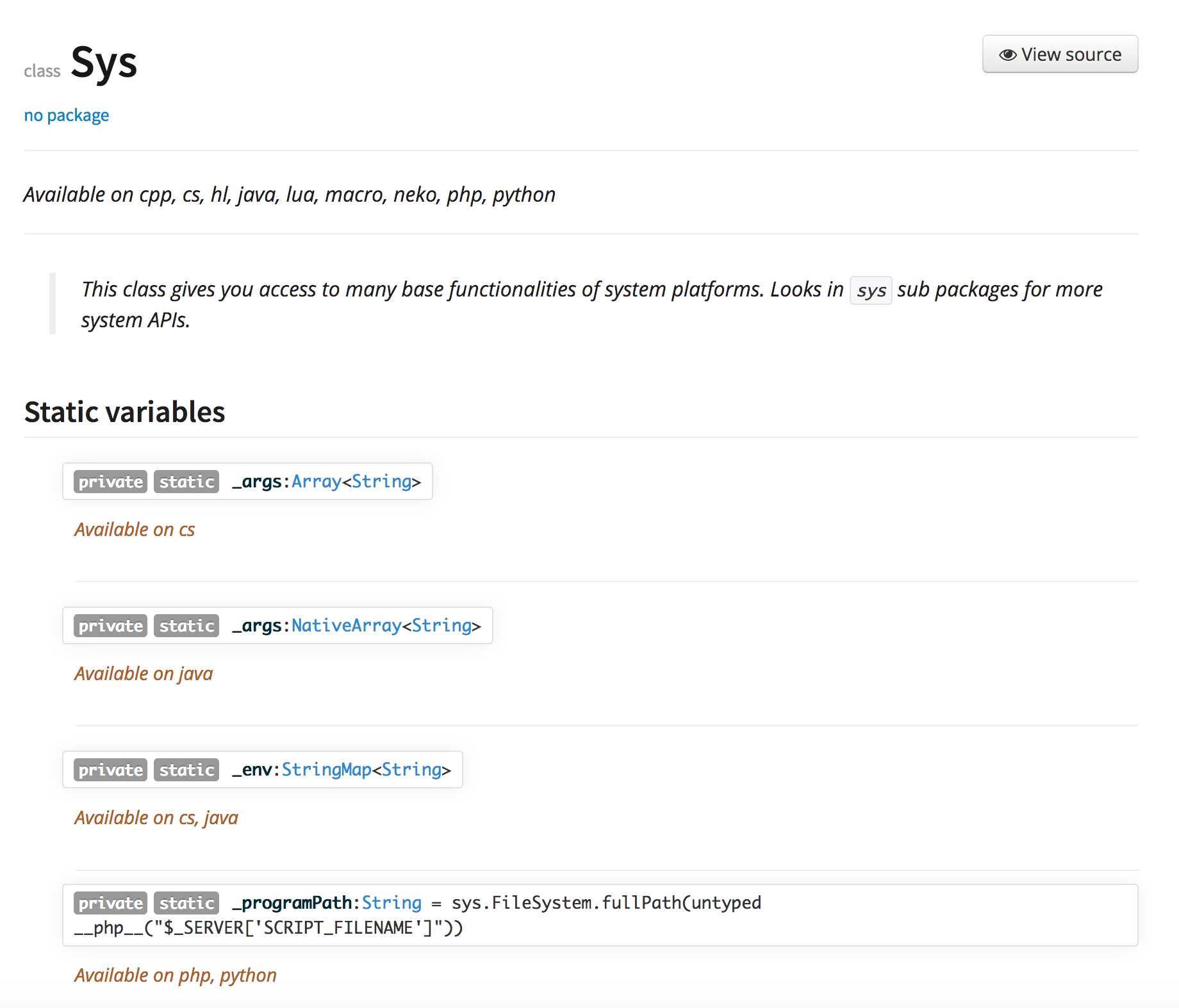 API documentation (api.haxe.org) now shows private fields by default · Issue #6735 ...