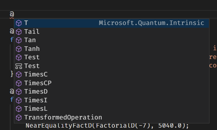 Filter intelliSense completion for `@` character to only show ...