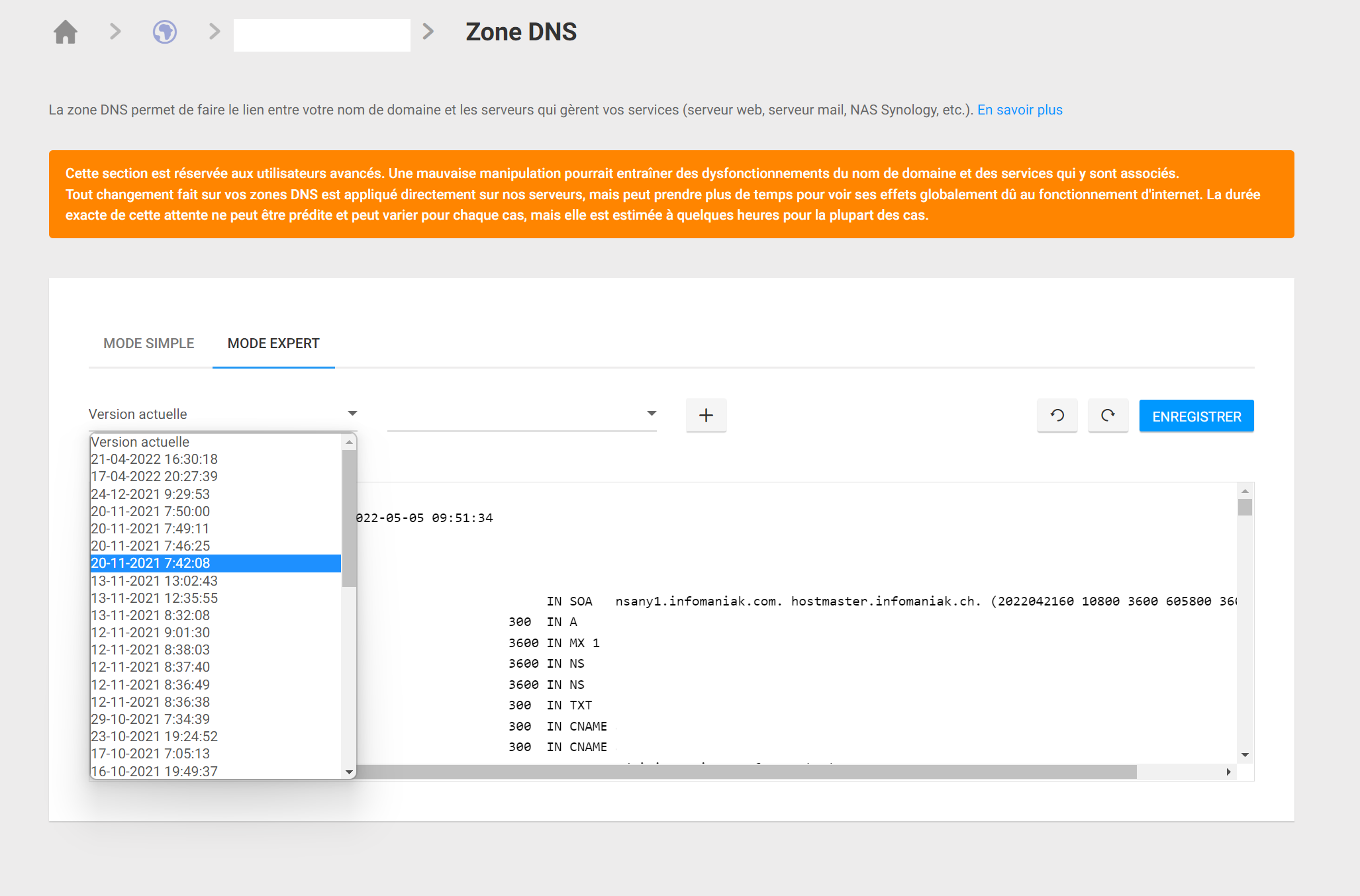 DNS zones management like Infomaniak with an history · Issue #97 · ovh/infrastructure-roadmap ...