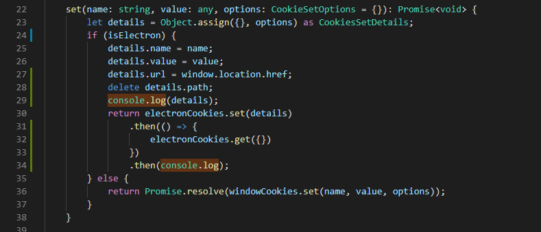 cookies.set with custom protocol is broken in Electron v7 · Issue ...