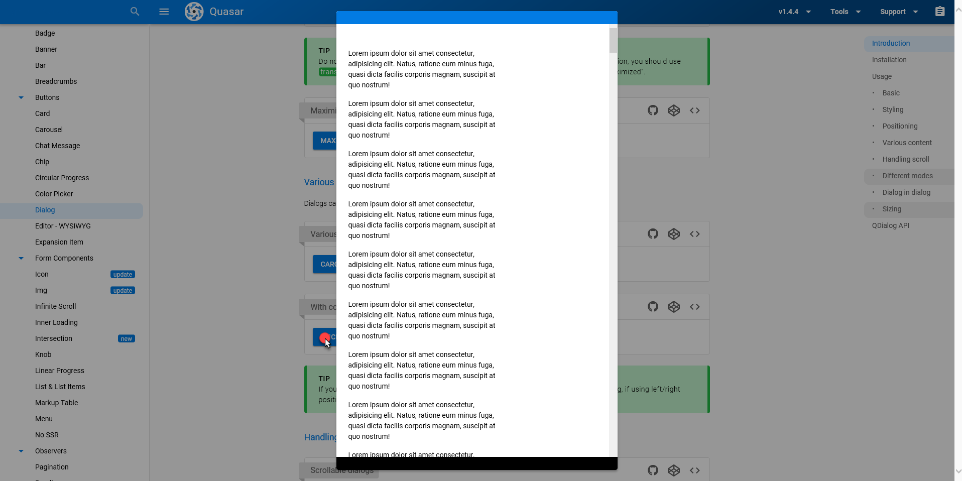 Ie 11 Containerized Qlayout · Issue 5655 · Quasarframeworkquasar 