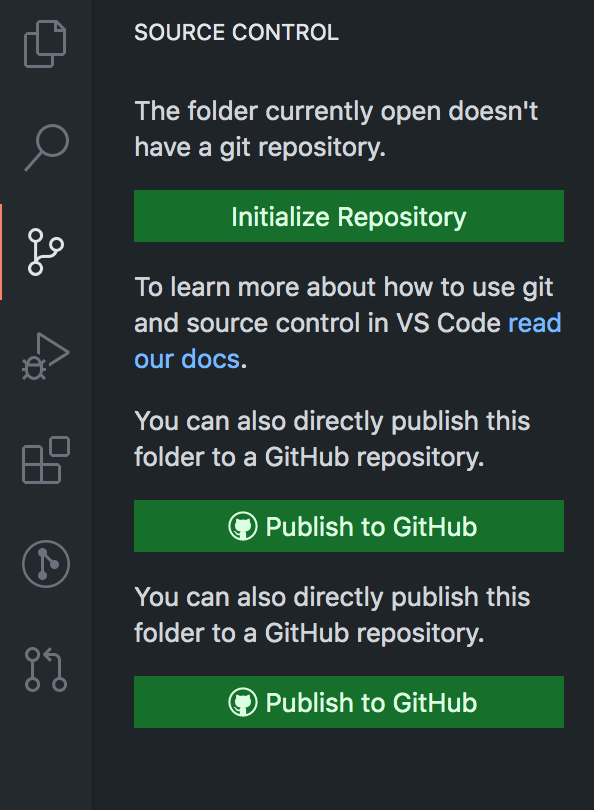 Duplicate "Publish to GitHub" Buttons · Issue #1985 · microsoft/vscode-pull-request-github · GitHub
