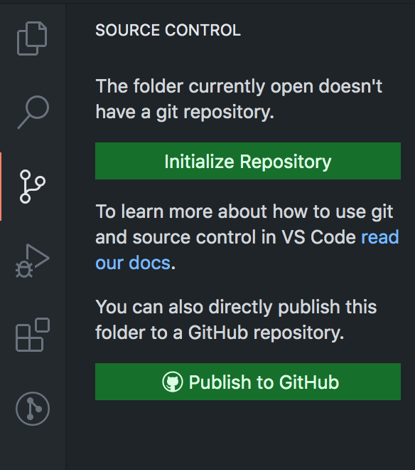 Duplicate Publish To Github Buttons · Issue 1985 · Microsoftvscode