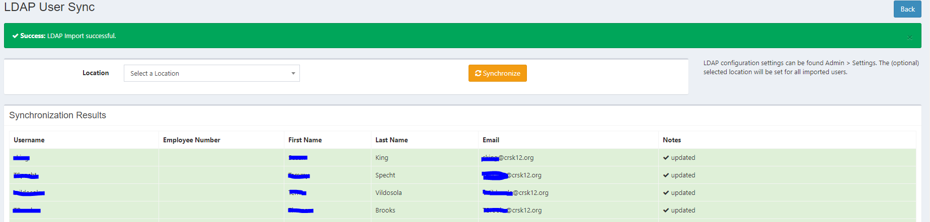 Test LDAP button indicates failure, but LDAP import works · Issue #3918 ...
