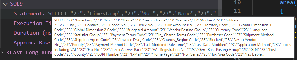 Copies wrong sql statement · Issue #7166 · microsoft/AL · GitHub