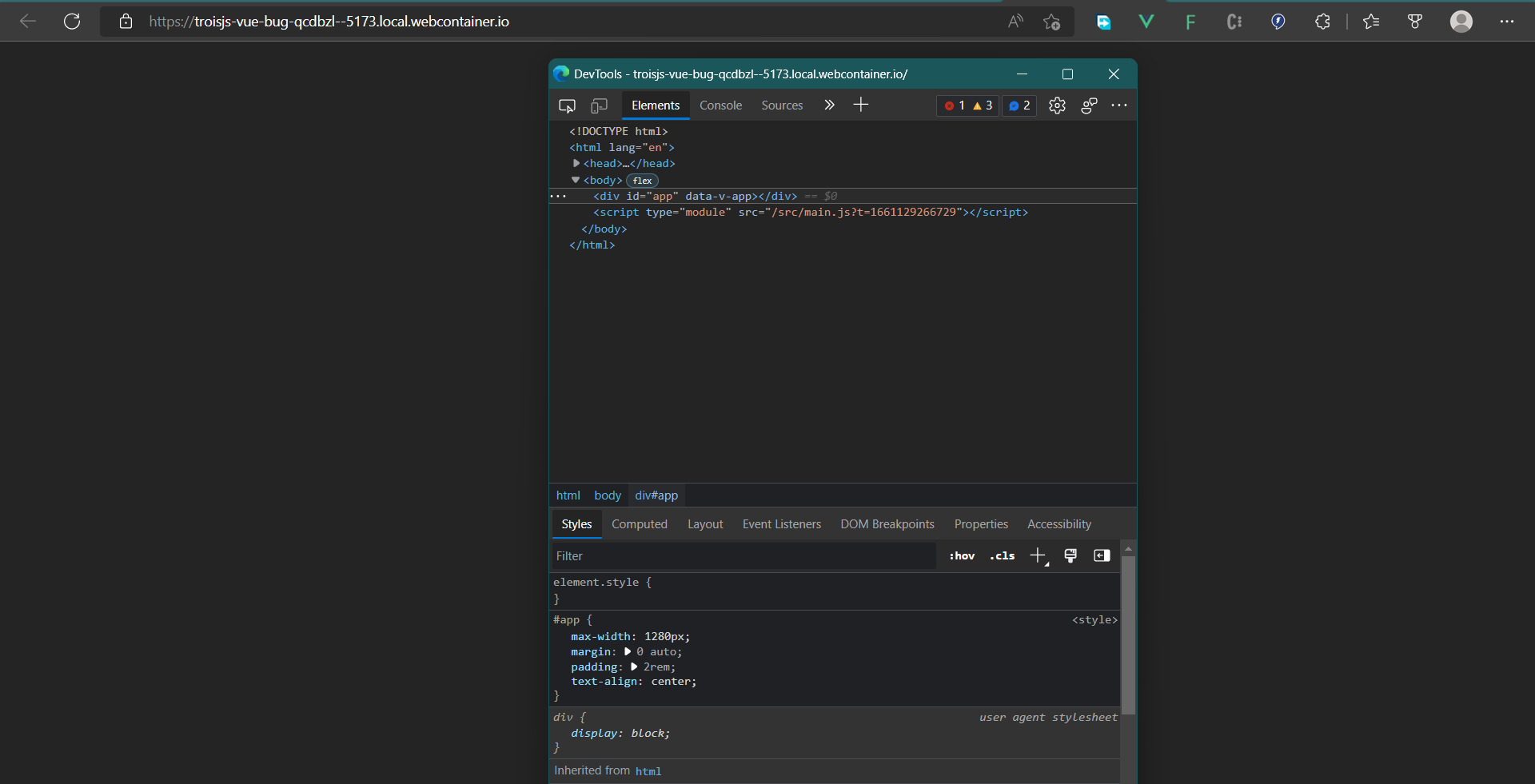 Getting Ref In Throws An Error About Dataoptions · Issue 6515 · Vuejscore · Github 