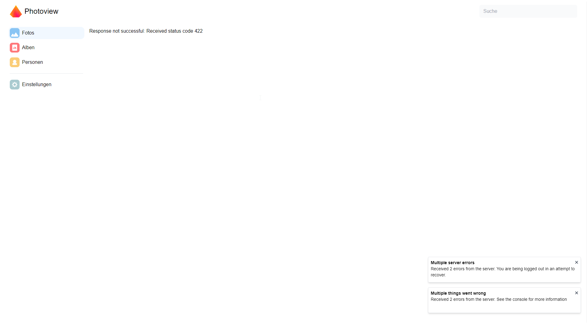 errors after manual compile on 2.3.7 · Issue #535 · photoview/photoview ...