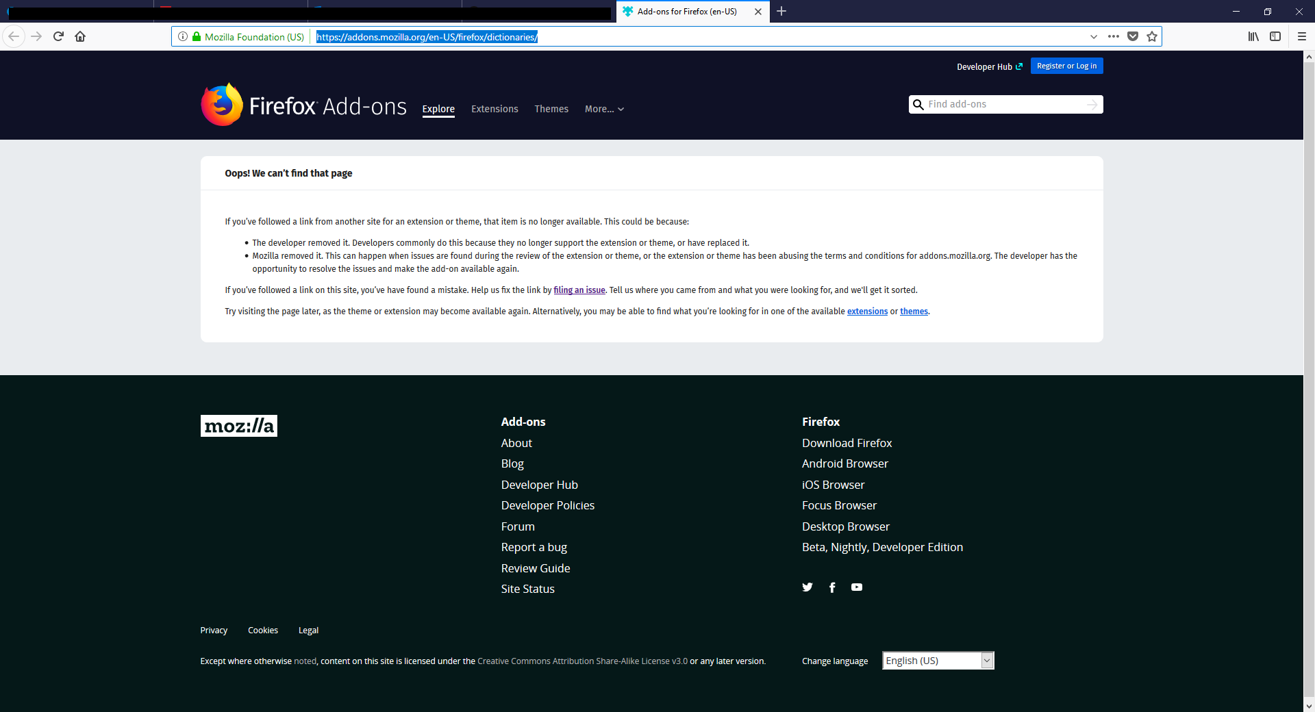 Dead link · Issue #13025 · mozilla/addons · GitHub