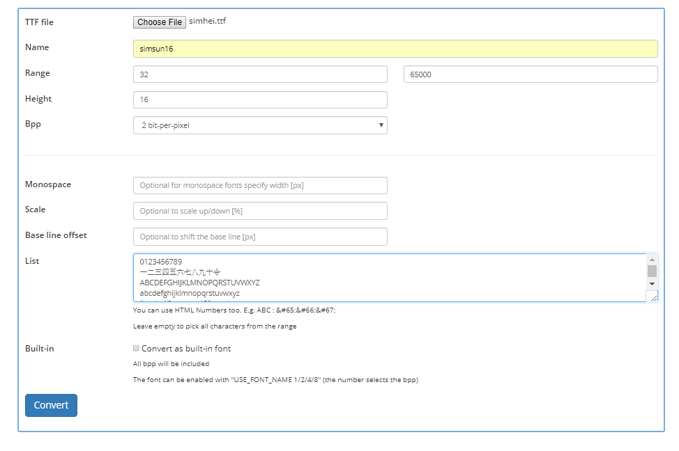 sparse function of font converter doesn't work nowadays. · Issue #307 · lvgl/lvgl · GitHub