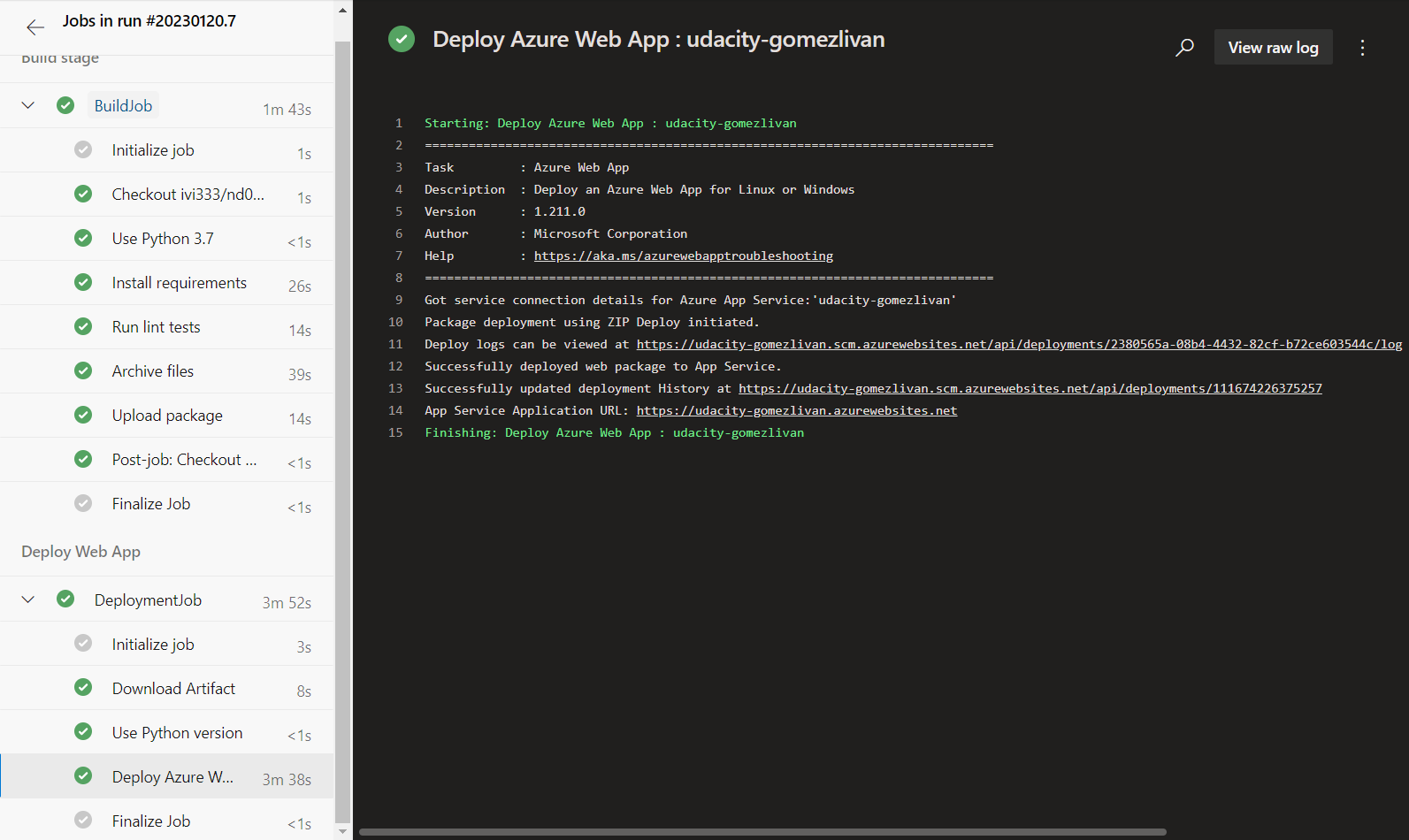 GitHub - ivi333/nd082-Azure-Cloud-DevOps-Starter-Code
