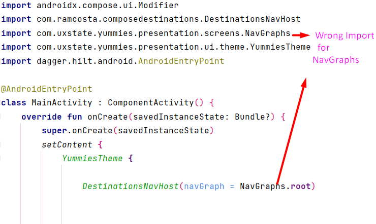 Corrupted Destination Files · Issue #282 · raamcosta/compose-destinations · GitHub