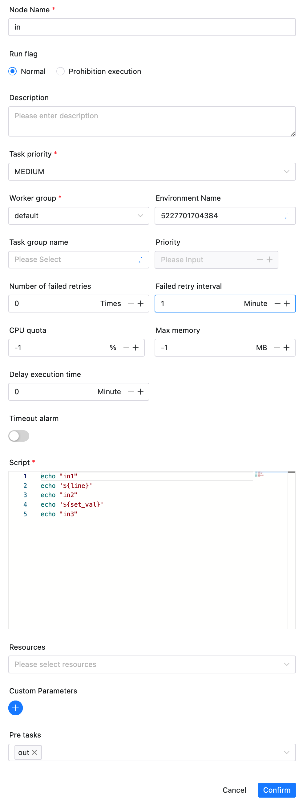 Bug Task Plugin Unable To Pass Parameters · Issue 11034 · Apachedolphinscheduler · Github