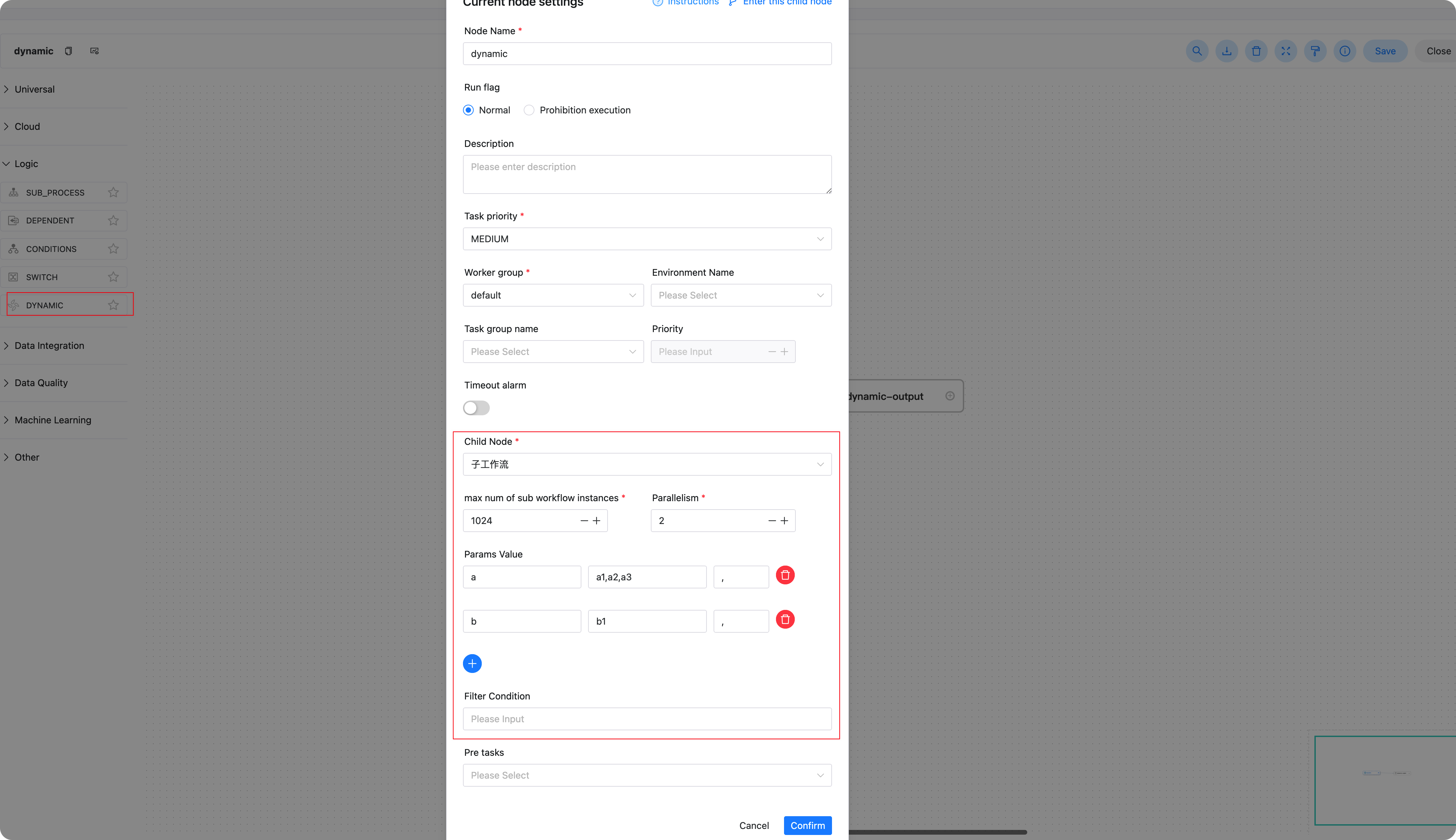 [feature][task Plugin] Add Dynamic Task To Generate Dynamic Worklfows With List Parameters