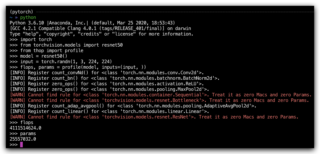 How to calculate the number of parameters and FLOPs inside the trained CNN model? · Issue #4 ...