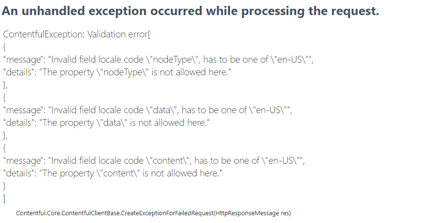 Basic Create Entry Problem · Issue #204 · contentful/contentful.net · GitHub