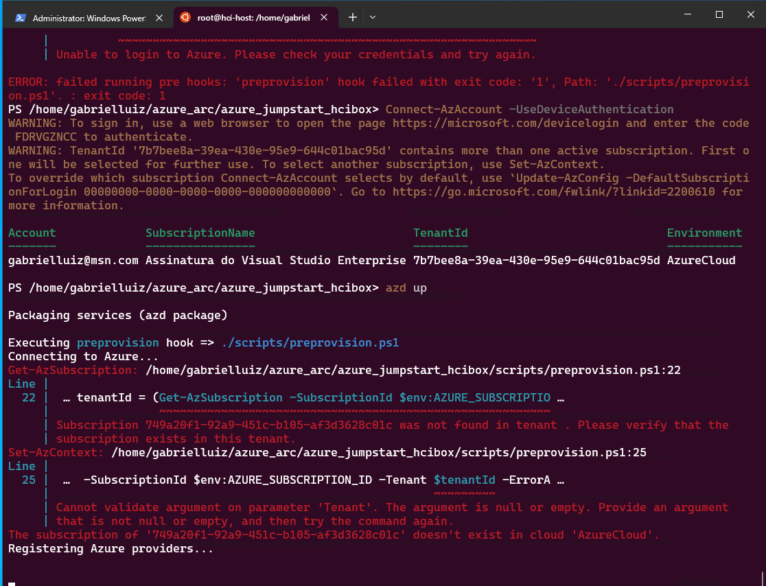 I am getting this error when deploying azure jumpstart hcibox. · microsoft azure_arc ...