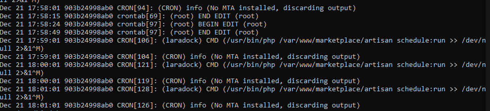 Scheduler cron job is running but artisan schedule:run command did not triggered · Issue #3114 ...
